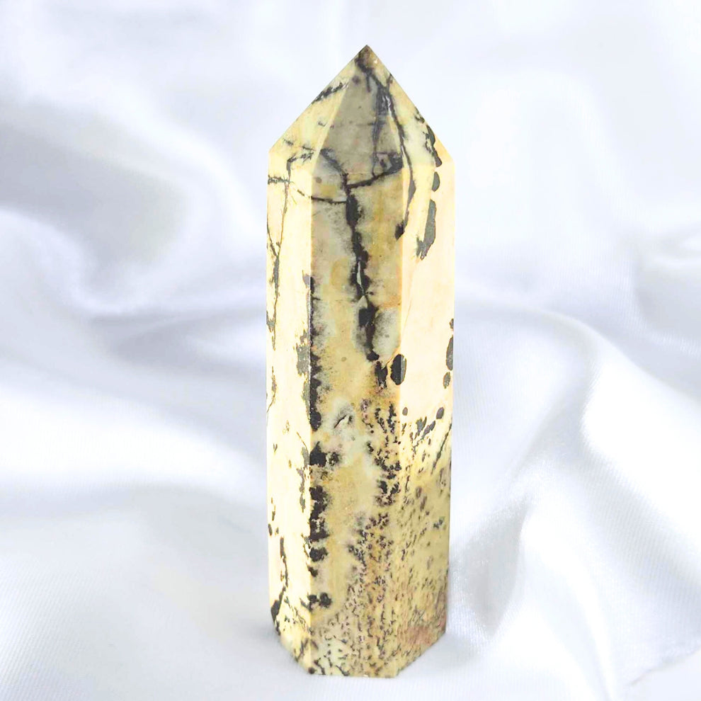 Natural Picture / Picasso Jasper Tower Point – Cats Love Crystals